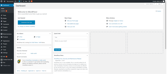 Website Editing Document – Marketing 4 Restaurants